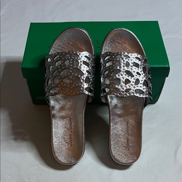 Lauren Lorraine | Shoes | Nib Lauren Lorraine Byanka Slides | Poshmark